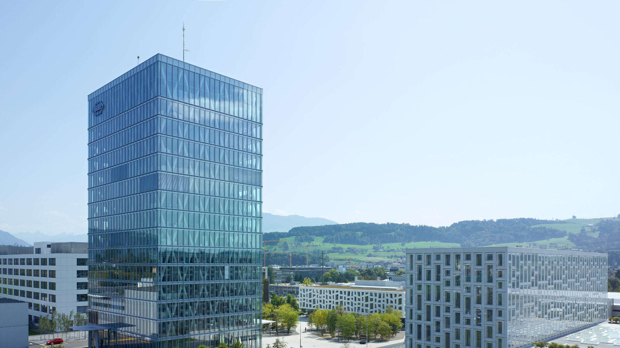 Administrationsgebäude Roche Bau 5, Rotkreuz - Burckhardt