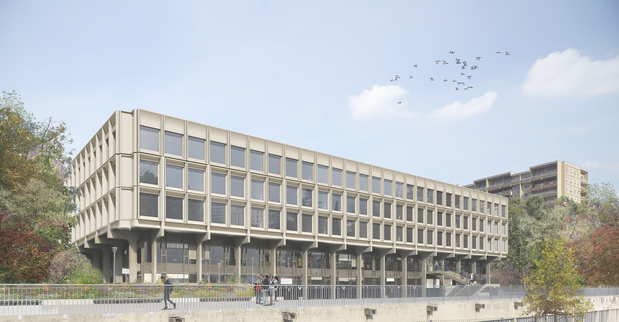 Collège Rousseau, Geneva - Burckhardt